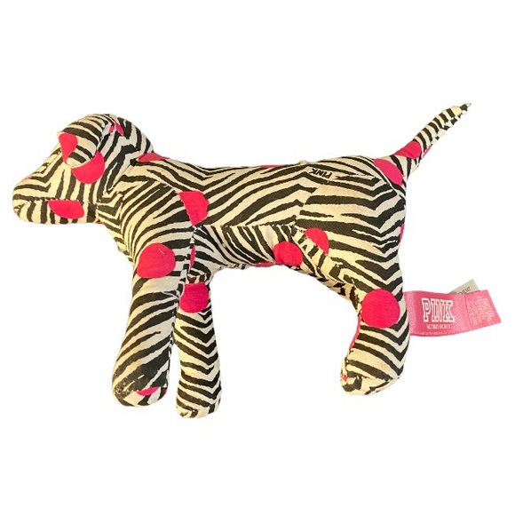 PINK Victoria's Secret | Toys | Pink Victorias Secret Plush Dog Zebra ...